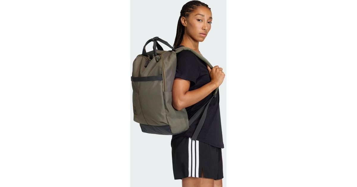 adidas Utility Backpack Boxy in Black | Lyst UK