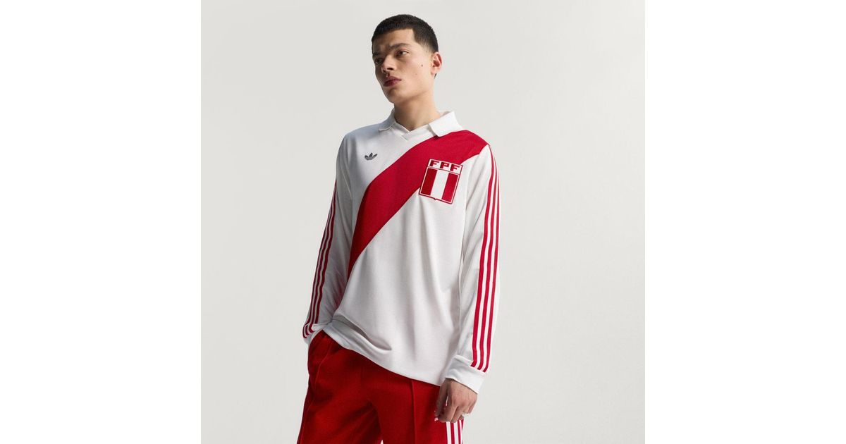 adidas Peru 1978 Jersey in Red for Men | Lyst UK