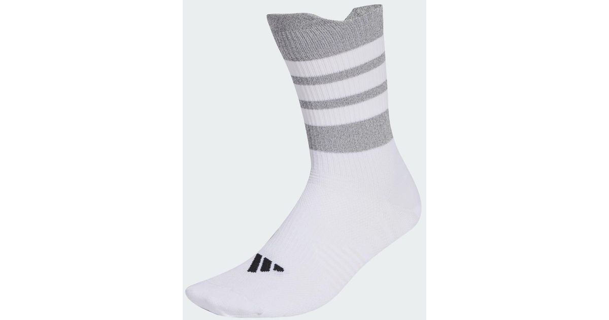 adidas Run X Reflective Socks in White | Lyst UK