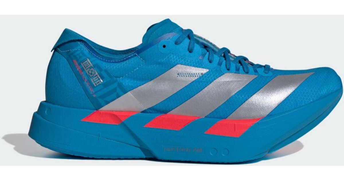 adidas Adizero Adios Pro 4 Shoes in Blue for Men | Lyst UK