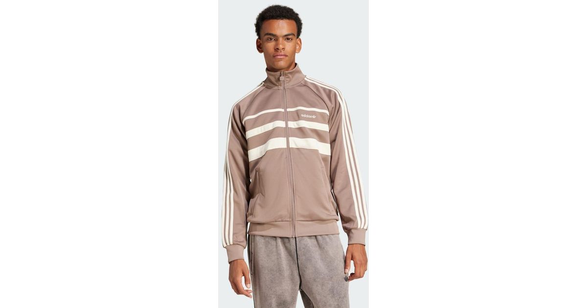 adidas The First Track Top in Brown for Men | Lyst UK