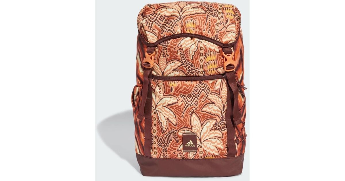 adidas X Farm Rio Premium Backpack in Orange | Lyst UK