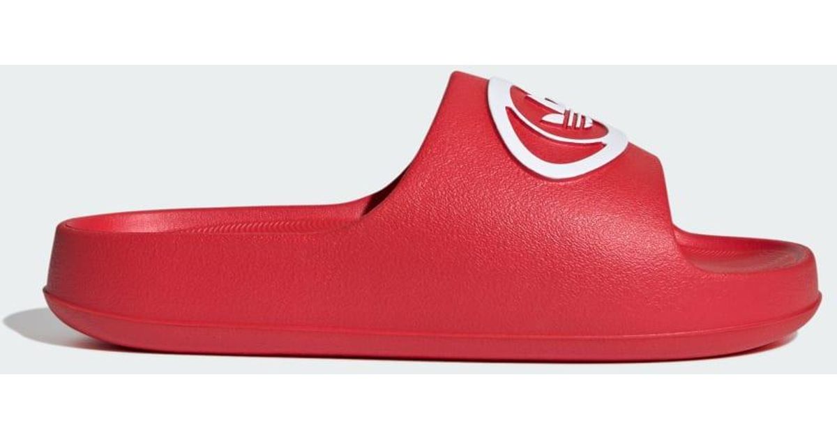 adidas Adilette 00S Slides in Red | Lyst UK