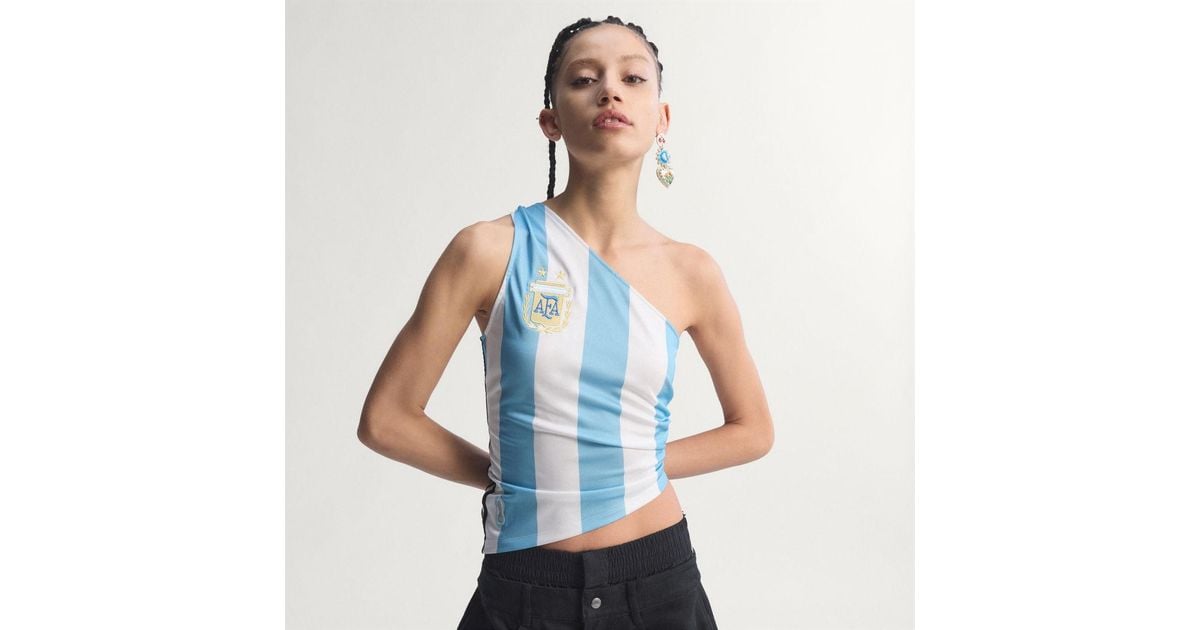adidas Argentina Reconstructed Bringback Jersey in Blue | Lyst UK