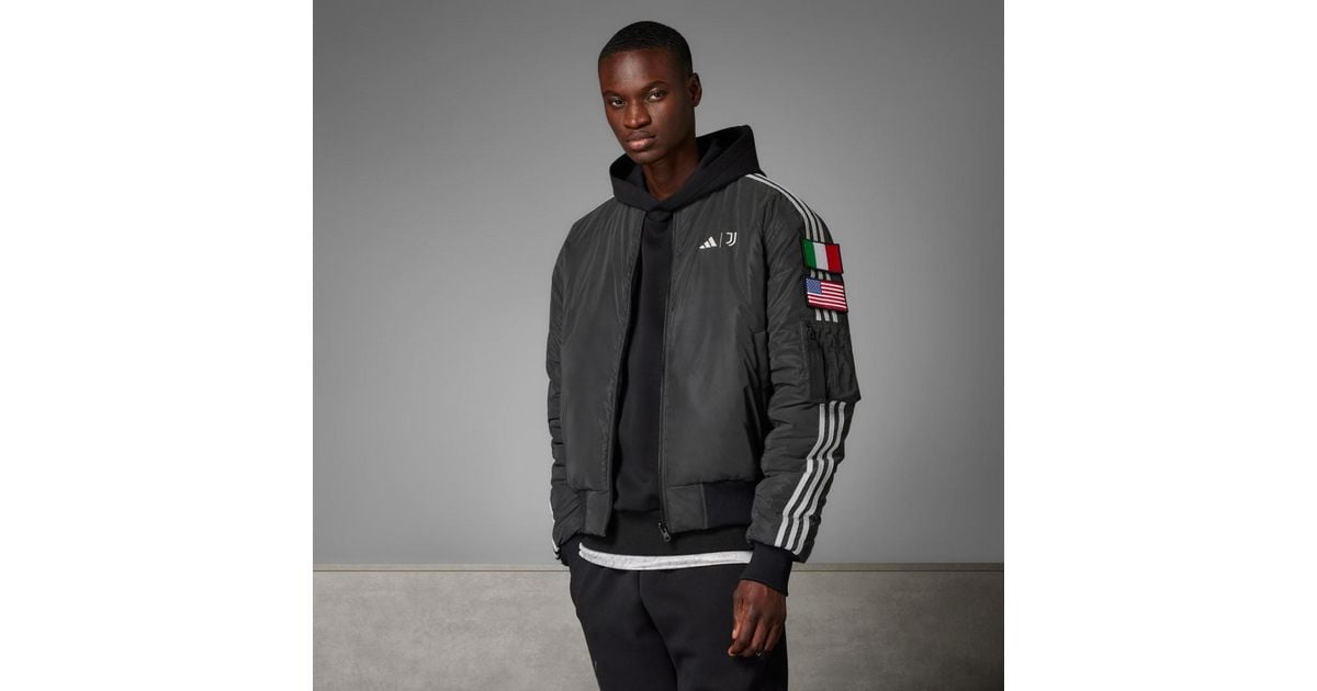 adidas Juventus X Nasa-Inspired Lfstlr Reversible Bomber Jacket in ...