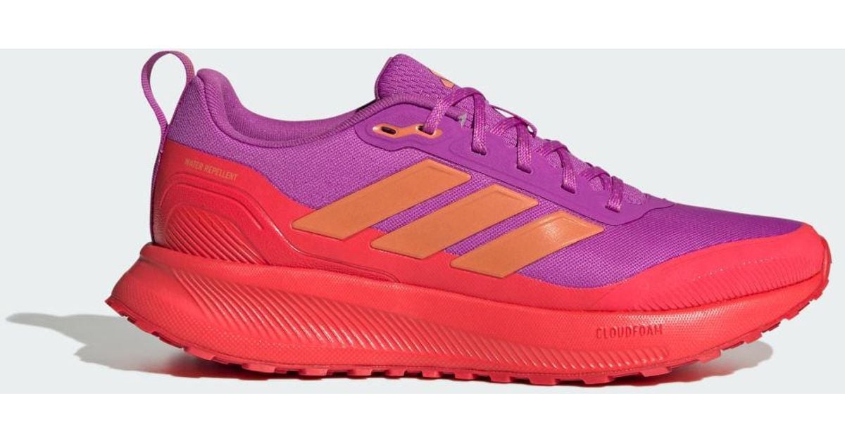 adidas Runfalcon 5 Tr Running Shoes in Red | Lyst UK