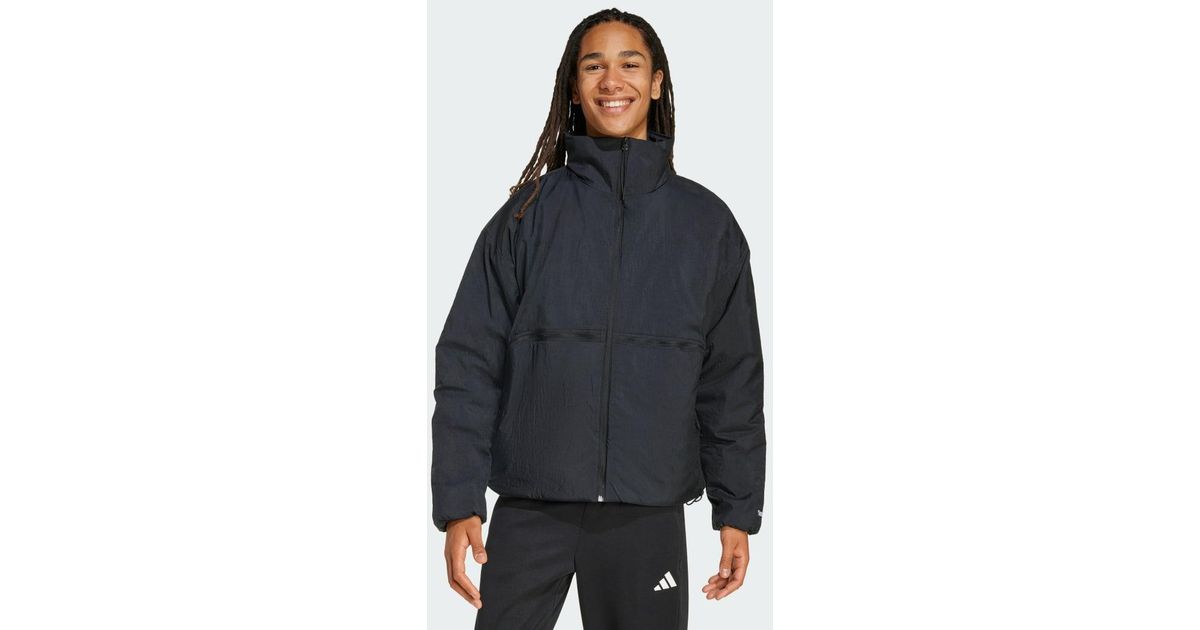 adidas City Tech Climawarm Primaloft Jacket in Black for Men | Lyst UK