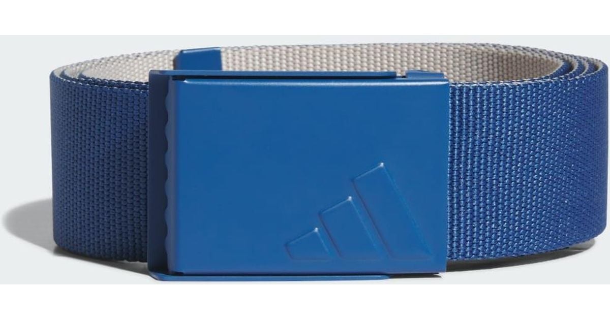 adidas Reversible Webbing Belt in Blue for Men | Lyst UK