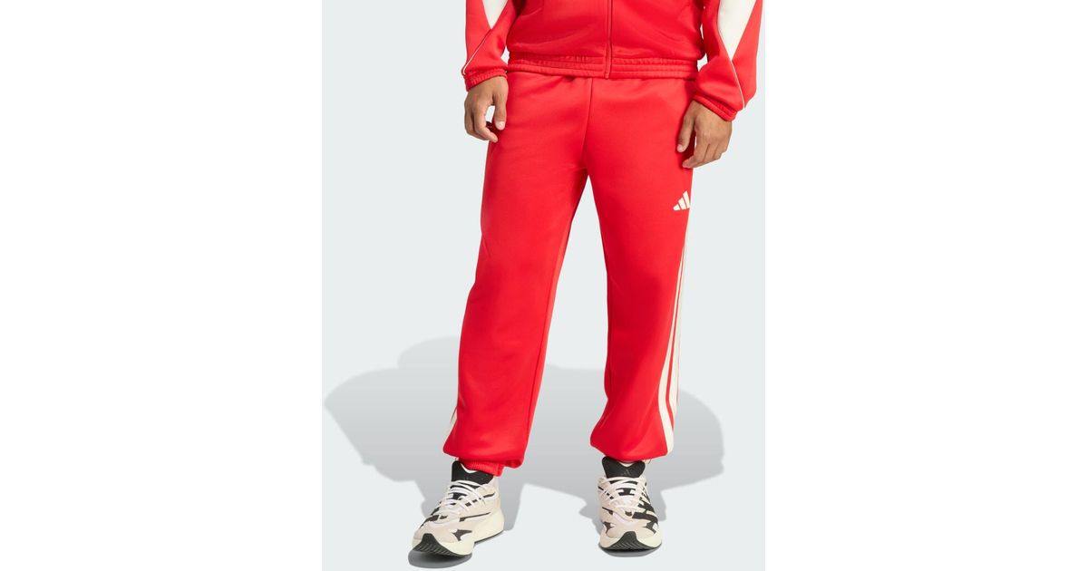adidas Stadium Track Tracksuit Bottoms in Red for Men | Lyst UK