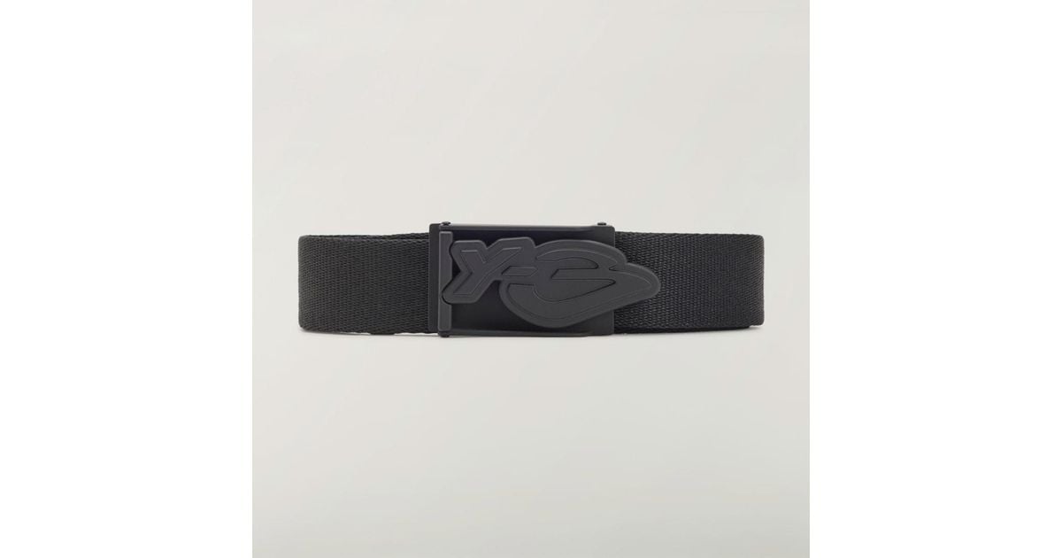 adidas Y-3 Graphic Logo Belt in Black | Lyst UK