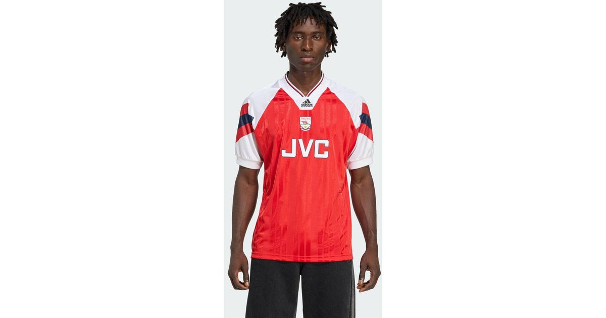 adidas Arsenal 92-94 Home Jersey in Red for Men | Lyst UK