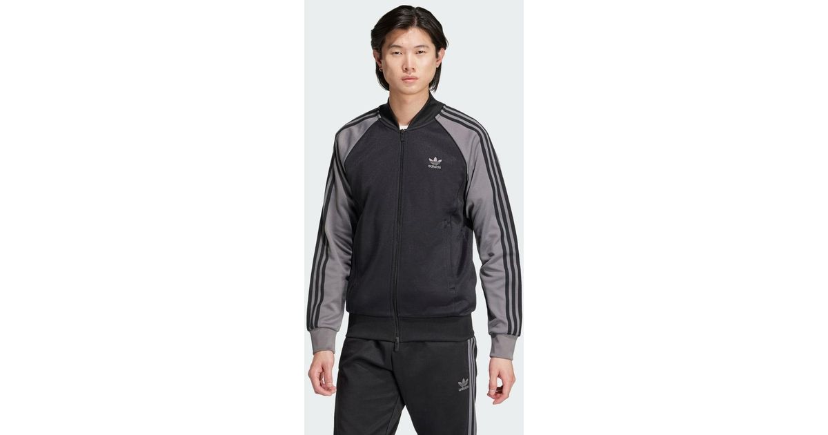 adidas Adicolor Classics Sst Track Jacket in Black for Men | Lyst UK