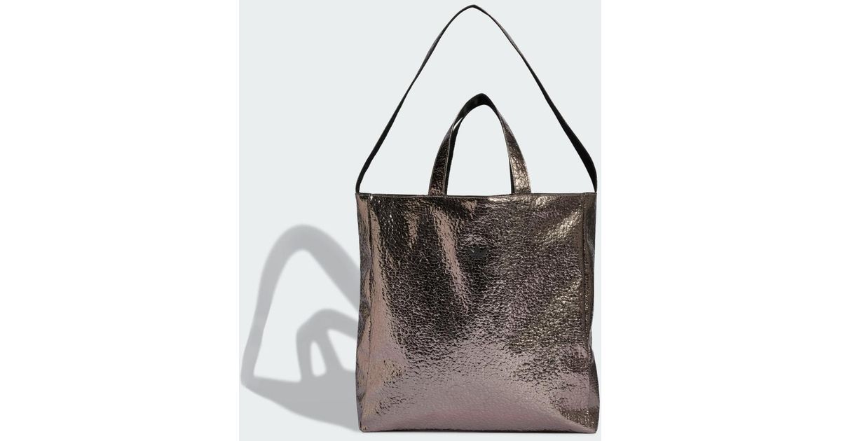 adidas Adicolor Shopper Metal Pu in Brown | Lyst UK