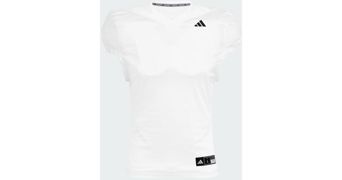 adidas Press Coverage 3.0 Jersey in White for Men | Lyst UK