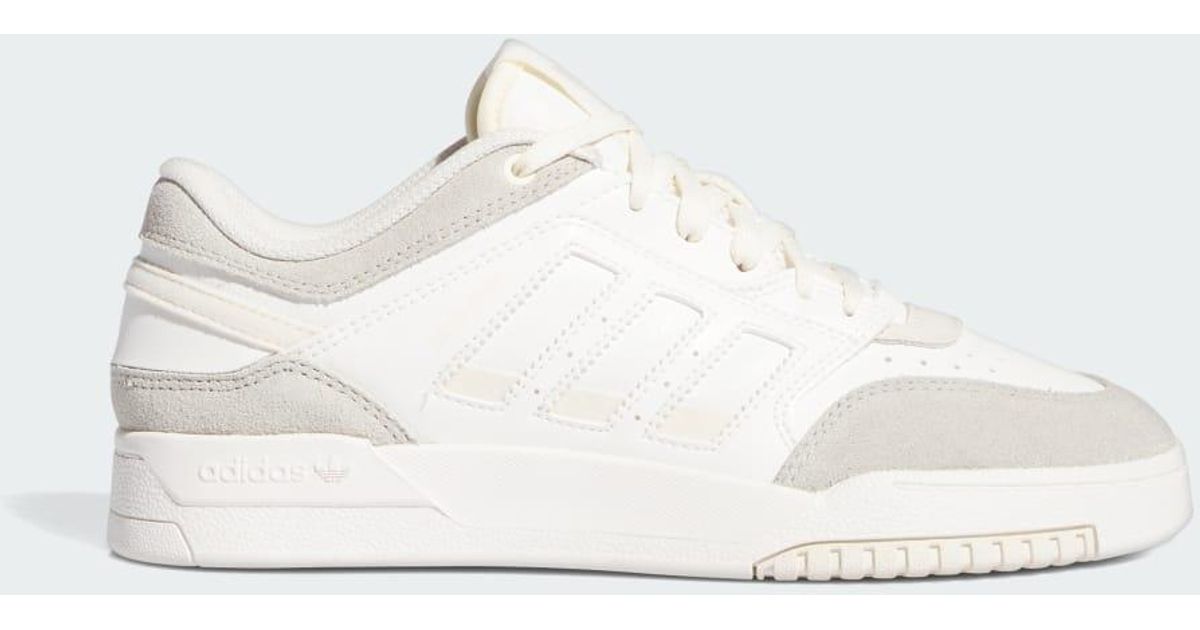 adidas Drop Step Low Shoes in White | Lyst UK