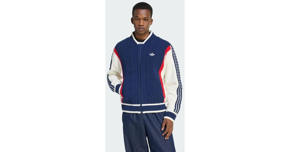 adidas Retro Remix Cardigan in Blue for Men | Lyst UK