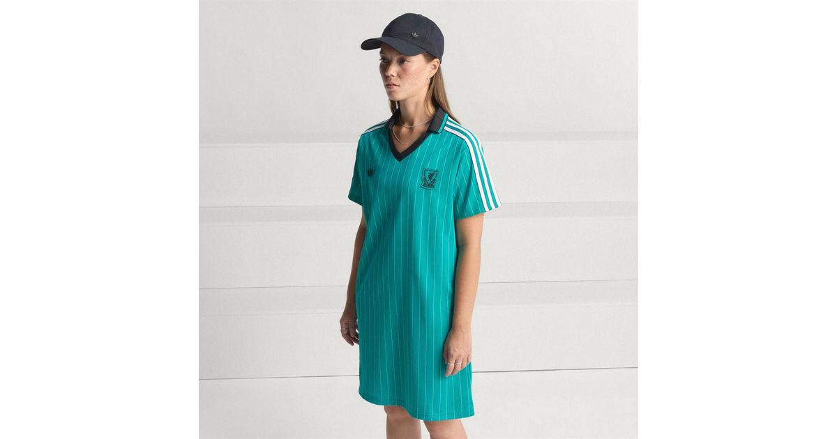 adidas Liverpool Fc Terrace Icons Dress in Blue | Lyst UK