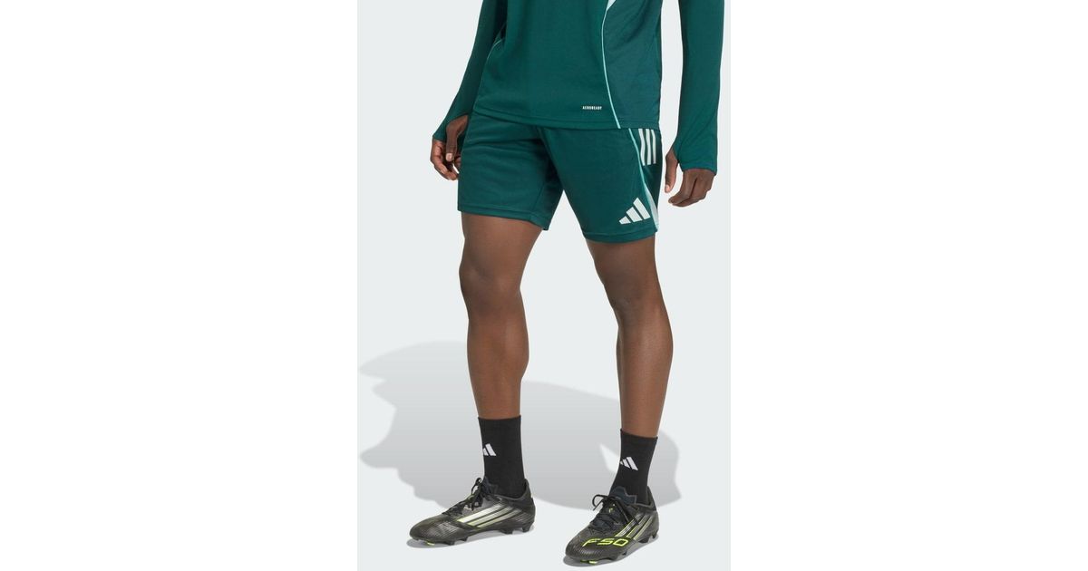 adidas Arsenal Tiro 25 Competition Training Shorts in Green for Men ...