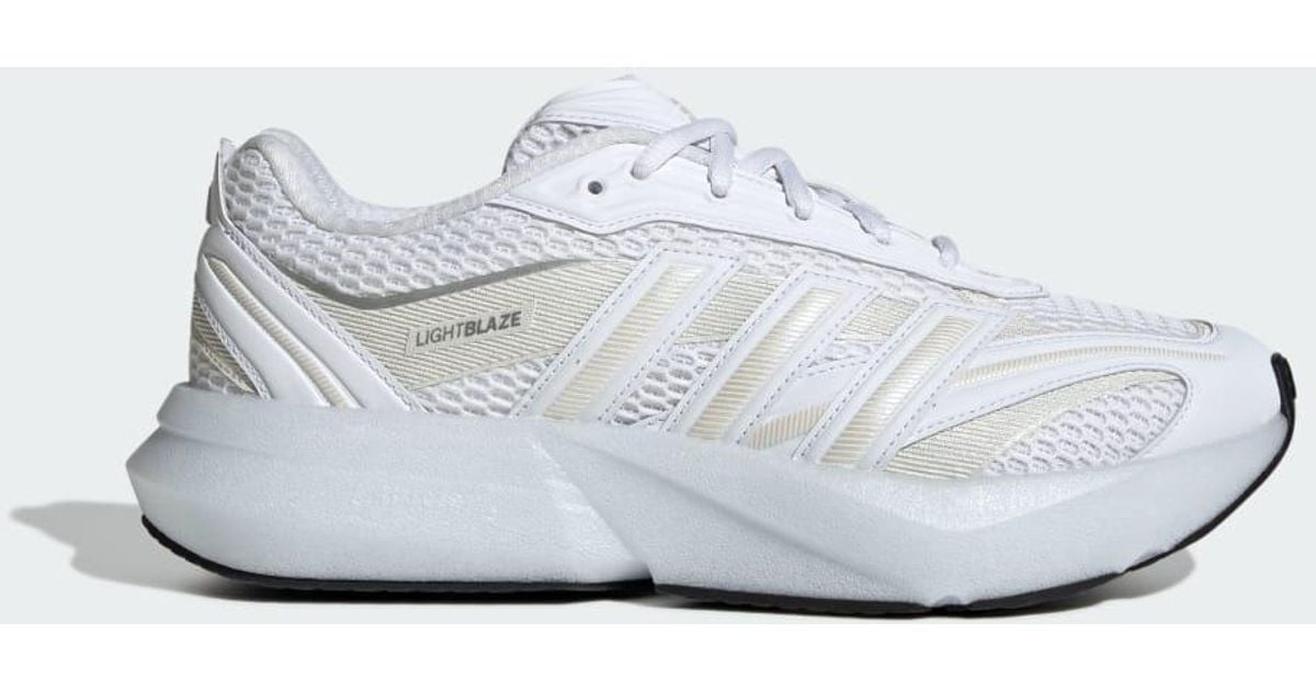 adidas Lightblaze Glow Shoes in White | Lyst UK