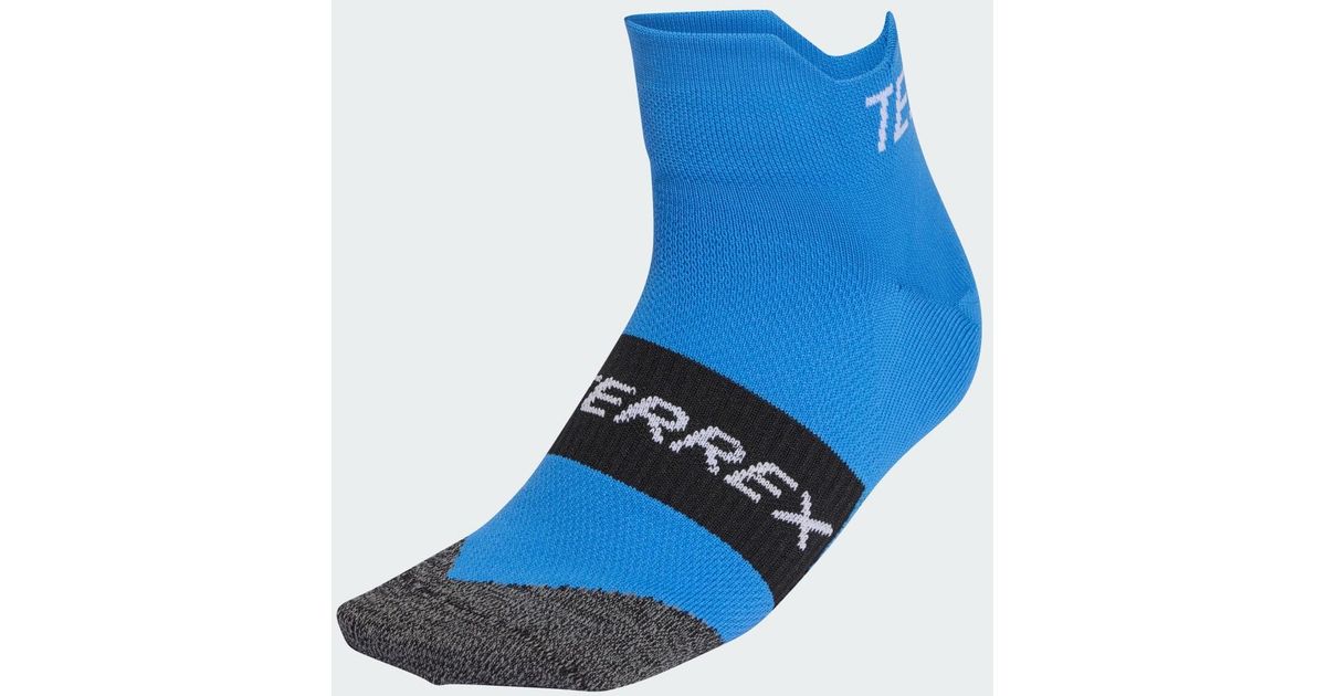 adidas Terrex Heat.Rdy Trail Running Speed Ankle Socks in Blue | Lyst UK