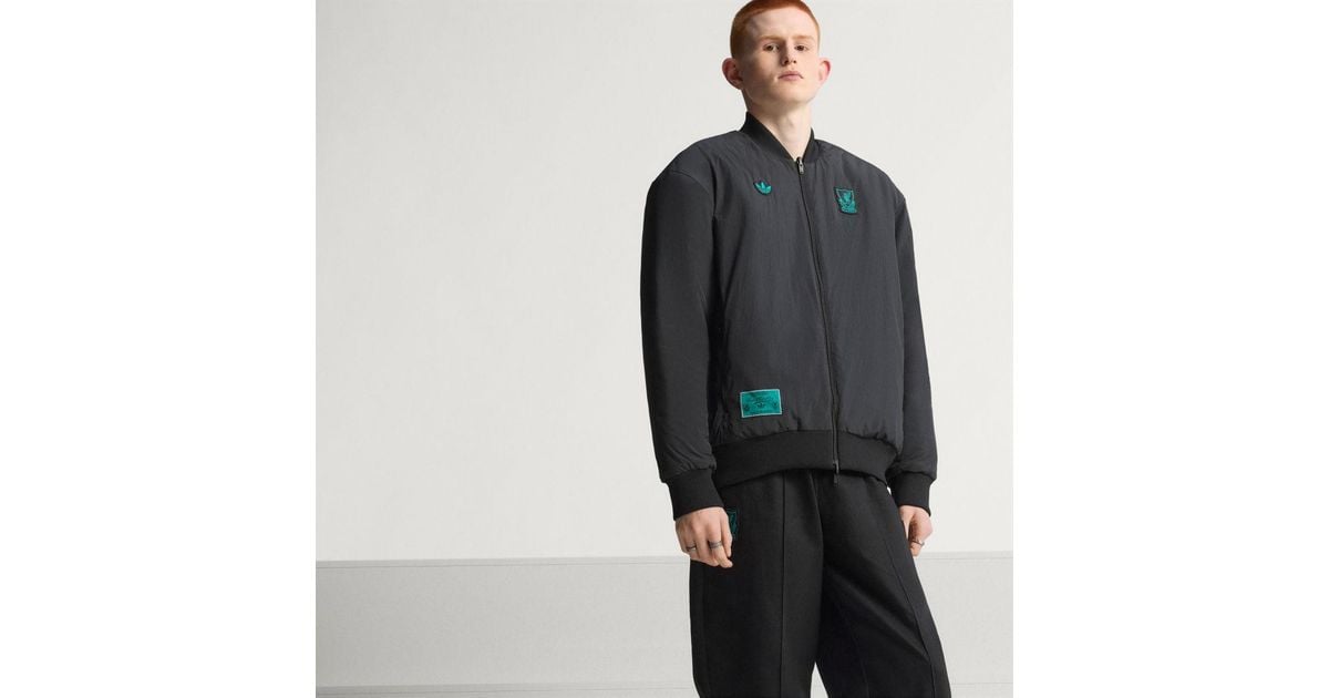 adidas Liverpool Fc Terrace Icons Jacket in Black for Men | Lyst UK