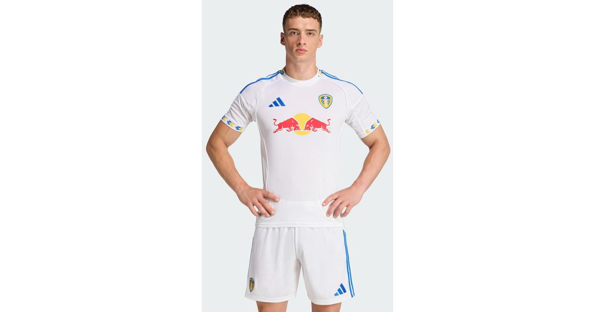 adidas Leeds United Fc 25/26 Home Jersey in White for Men | Lyst UK