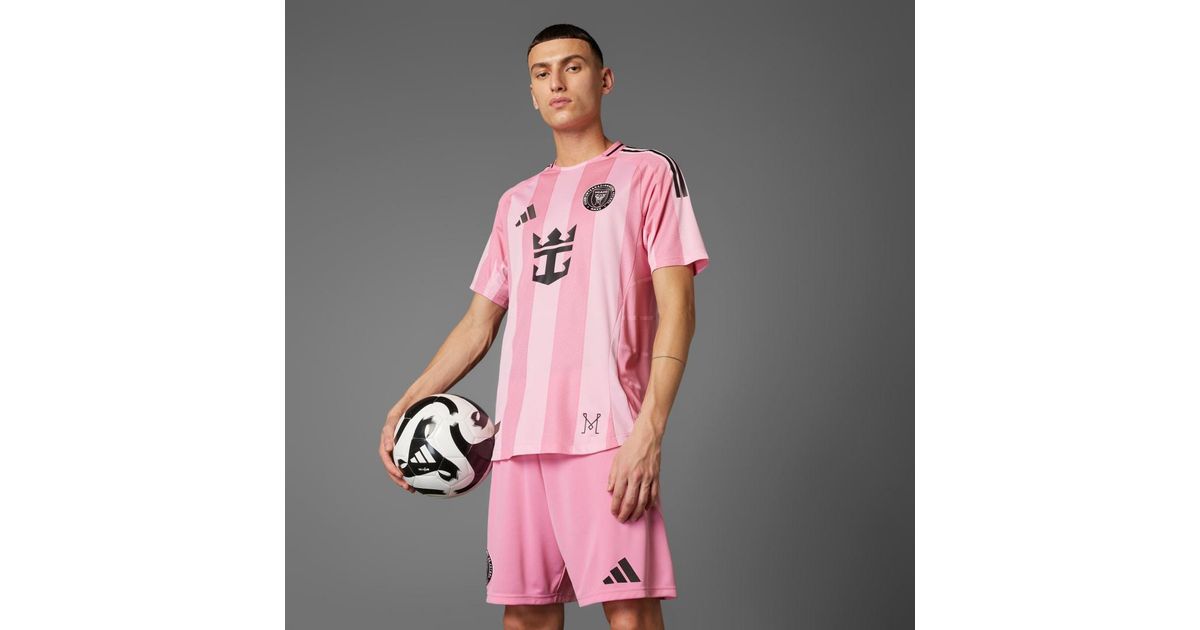 adidas Inter Miami Cf 25/26 Messi Home Authentic Jersey in Pink for Men ...