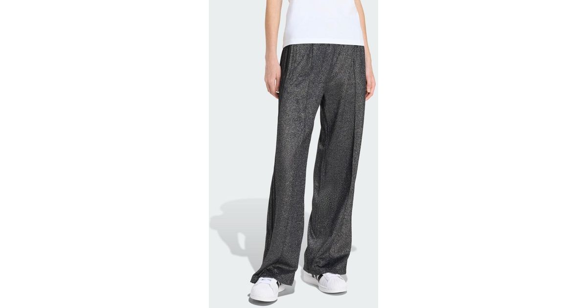 adidas Originals Lurex Firebird Tp Trousers in Grey | Lyst UK