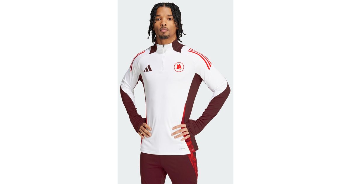 adidas As Roma Tiro 24 Competition Training Top in Red for Men | Lyst UK