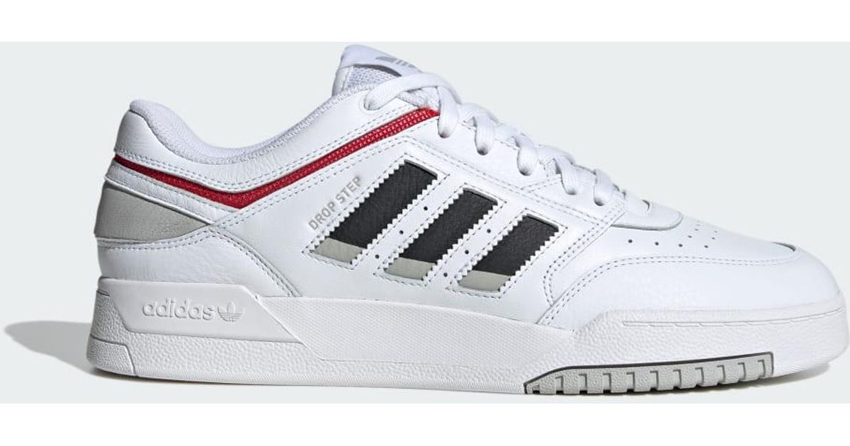 adidas Drop Step Low Shoes in White for Men | Lyst UK