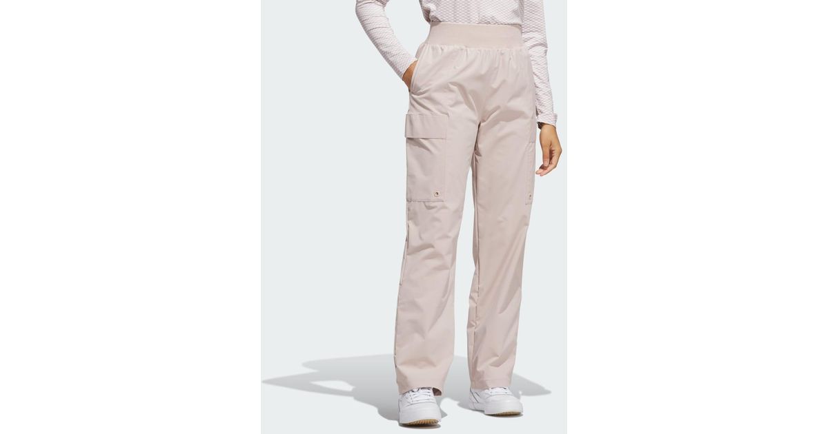 adidas Beyond The Course Twistweave Lined Cargo Pant in Pink | Lyst UK
