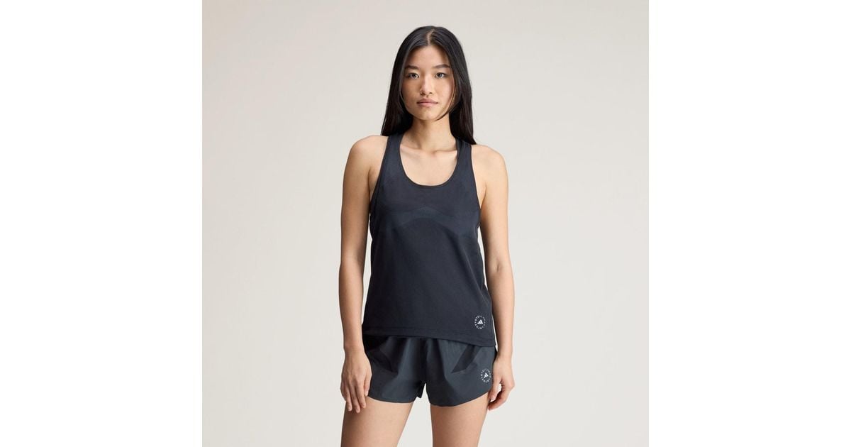 adidas By Stella Mccartney Running Tank in Blue | Lyst UK
