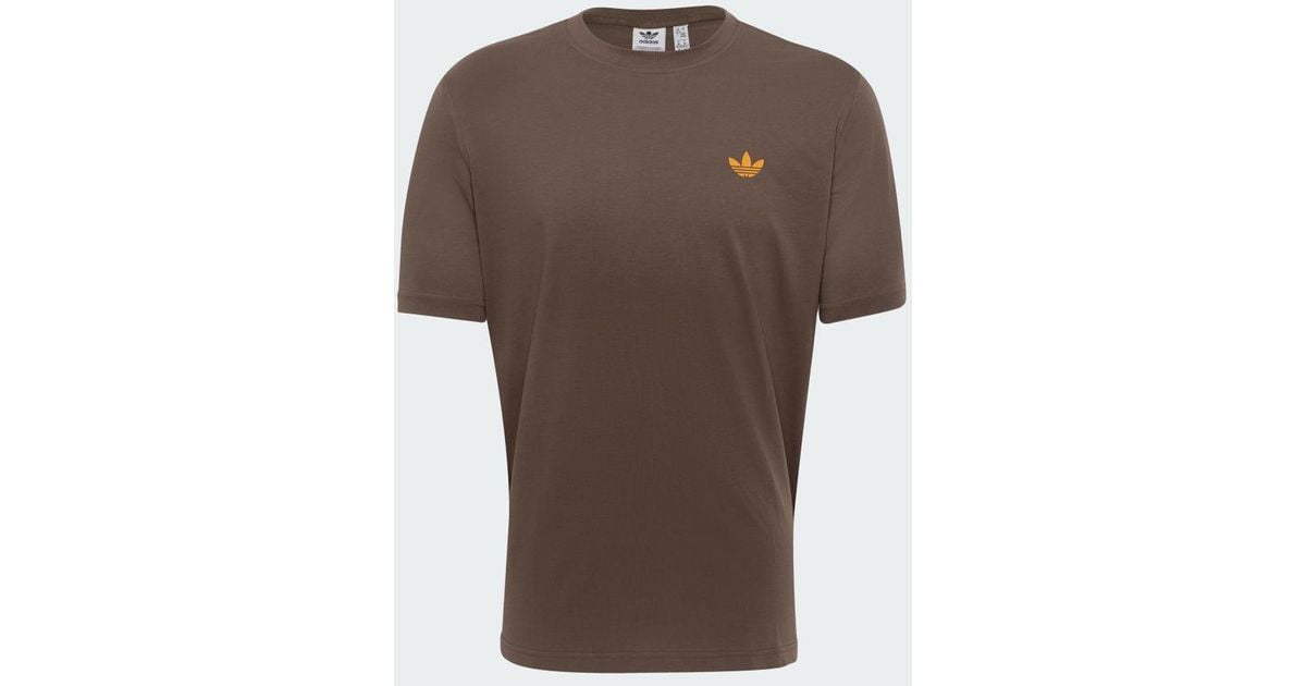 adidas Retro Gfx Loose T-Shirt in Brown for Men | Lyst UK
