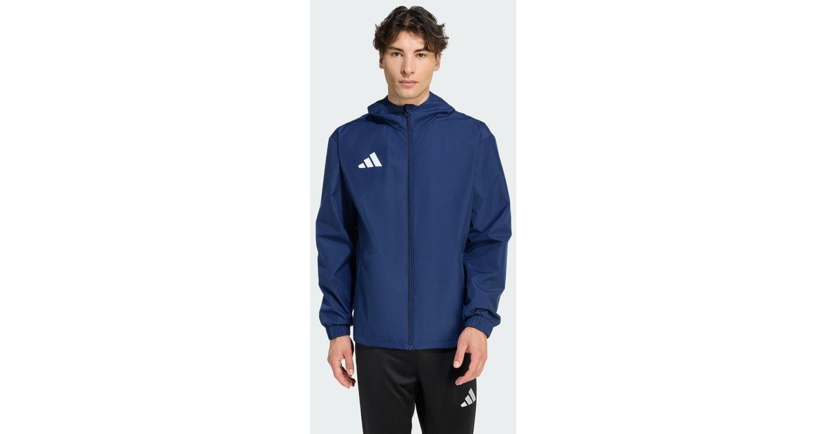 adidas Entrada26 All Weather Jacket in Blue for Men | Lyst UK