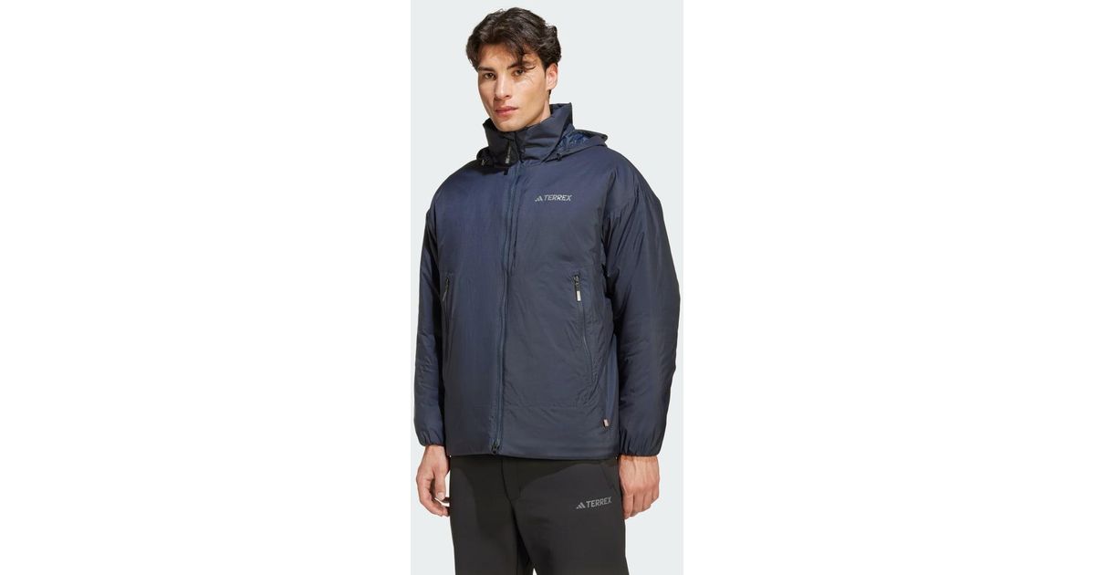 adidas Xploric Primaloft Padding Jacket in Blue for Men | Lyst UK