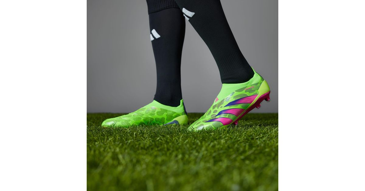 adidas Predator Elite Generation Pred Firm Ground Boots in Green for ...