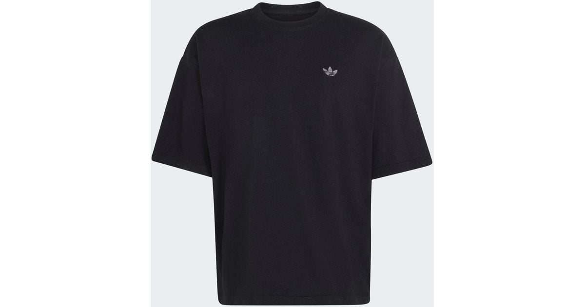 adidas Airbrush Logo Typography T-Shirt in Black for Men | Lyst UK