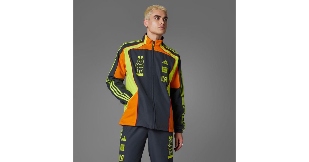 adidas Los Angeles Fc X Nts Ubp Track Top in Grey for Men | Lyst UK
