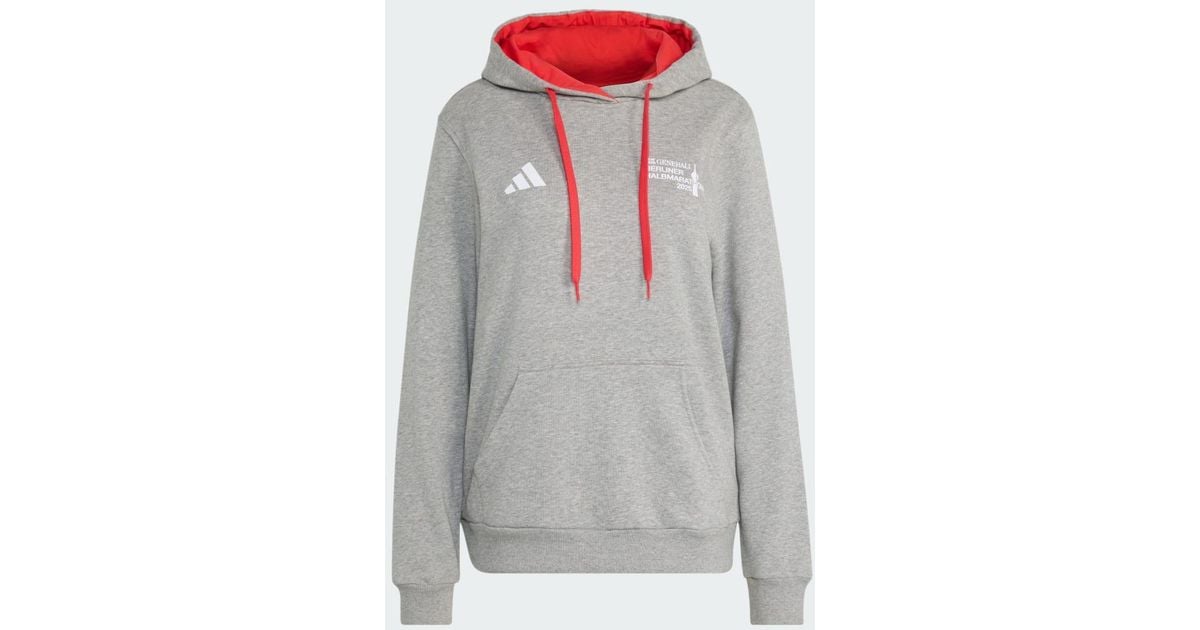 Ber Hoody W di adidas in Grigio | Lyst