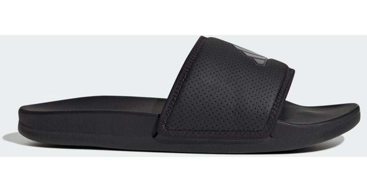 adidas Adilette Comfort Slides in Black | Lyst UK