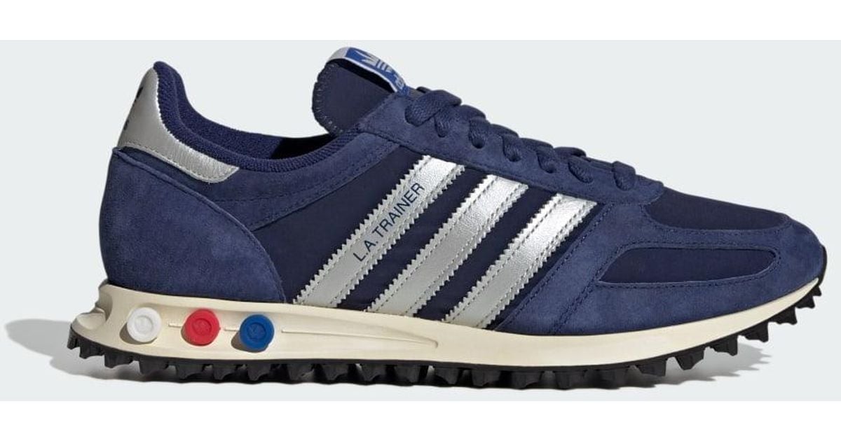 adidas La Trainer Og Shoes in Blue | Lyst UK