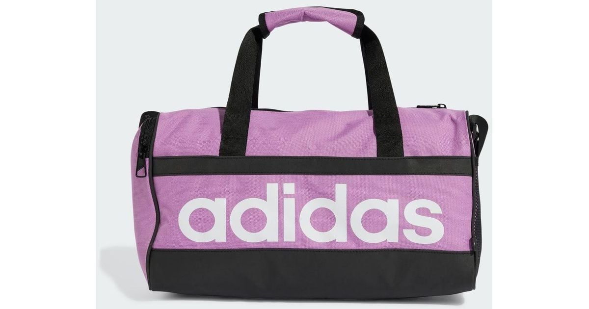 adidas Essentials Linear Duffel Bag Extra Small in Purple | Lyst UK