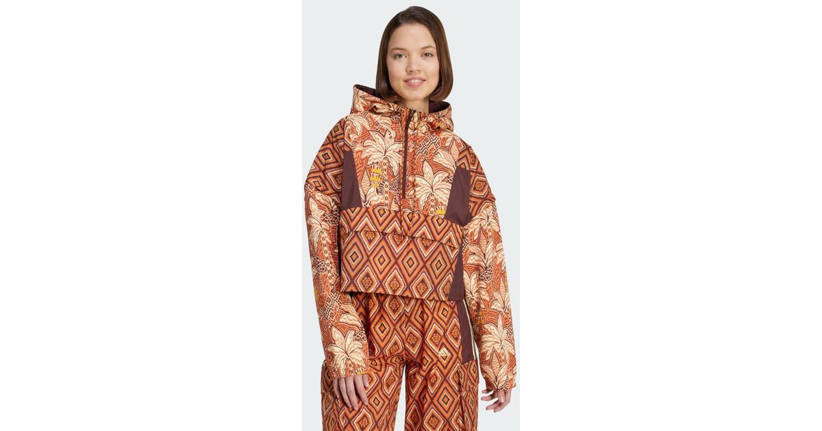 adidas X Farm Rio Premium Track Jacket in Orange | Lyst UK