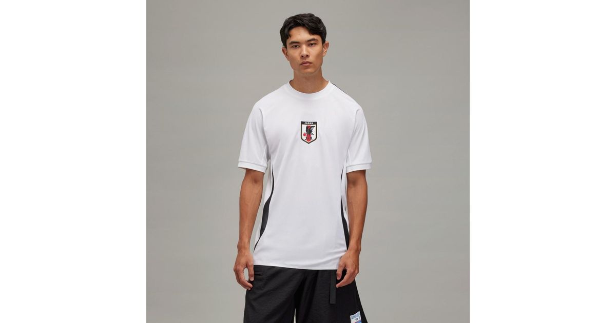adidas Y-3 Jfa Pre-Match Jersey in White for Men | Lyst UK