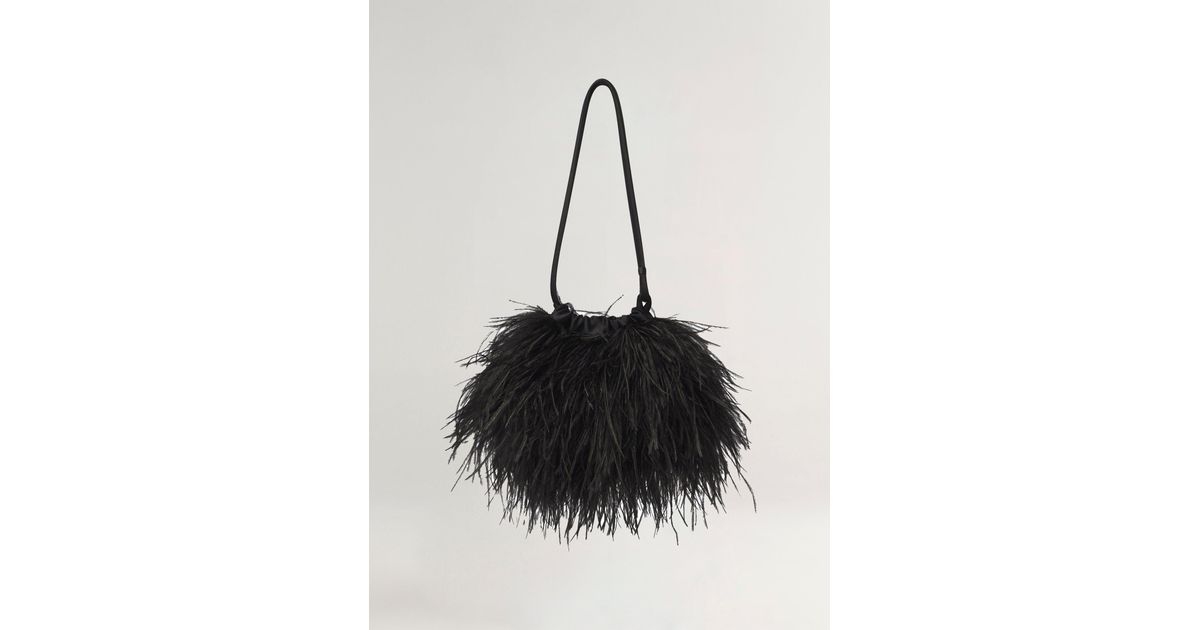 A.L.C. Janie Feather Bag in Black | Lyst