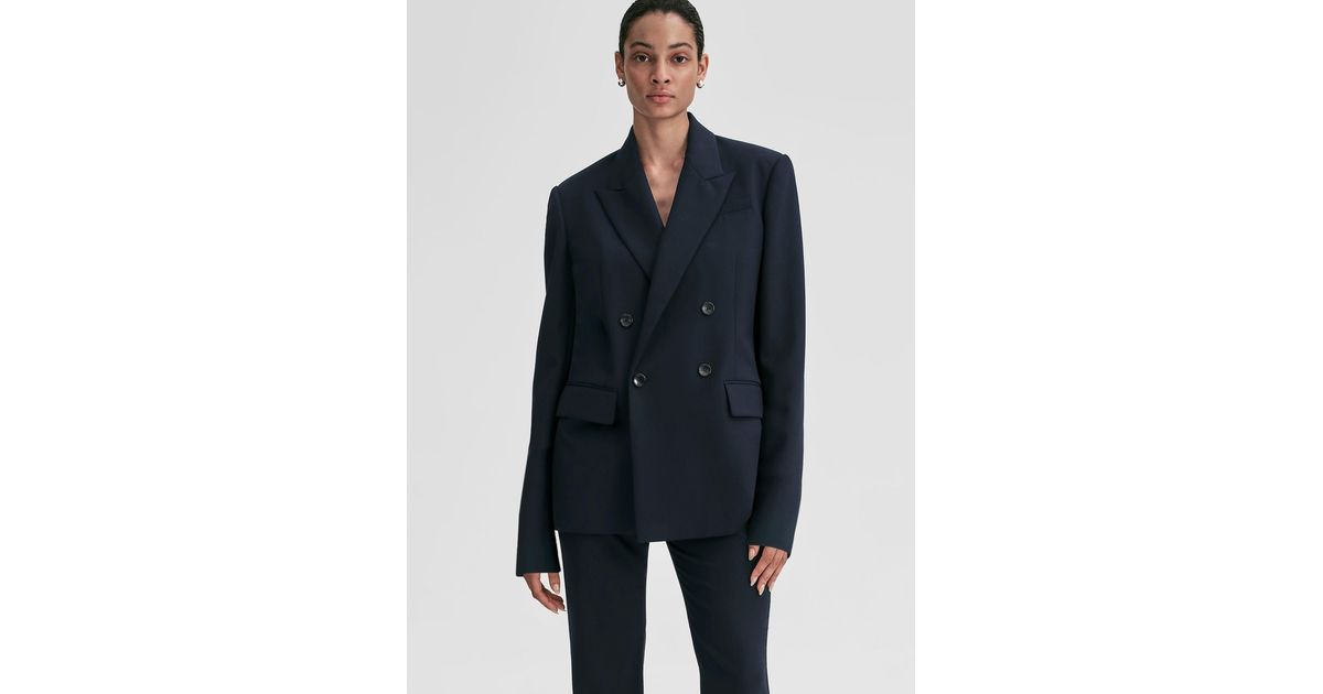 A.L.C. Calla Oversized Tailored Jacket in Blue | Lyst