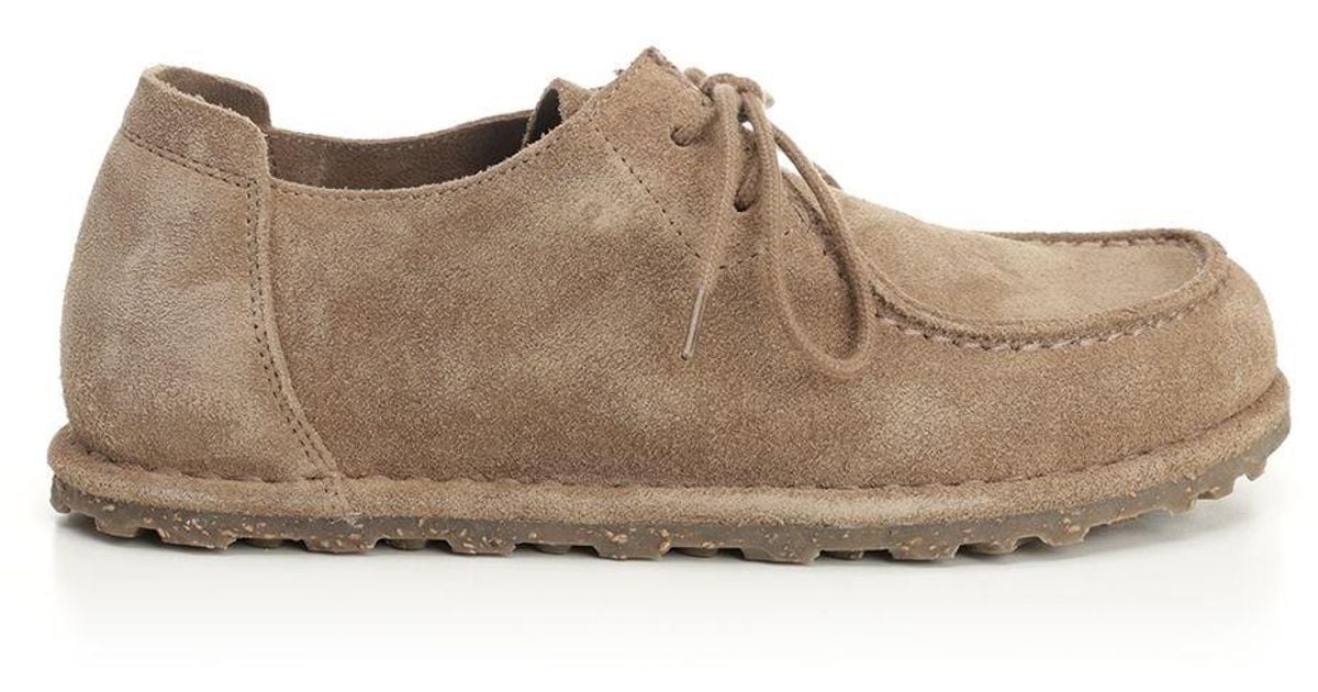 Birkenstock Utti Lace Moccasin in Brown | Lyst