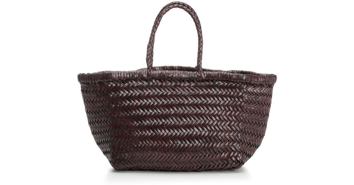 Dragon Diffusion "triple Jump" Small Basket in Brown | Lyst