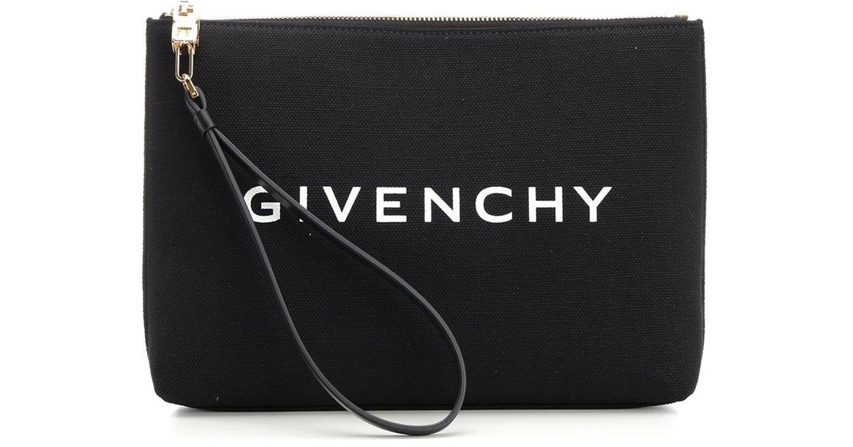 Givenchy Fabric Pouch in Black | Lyst