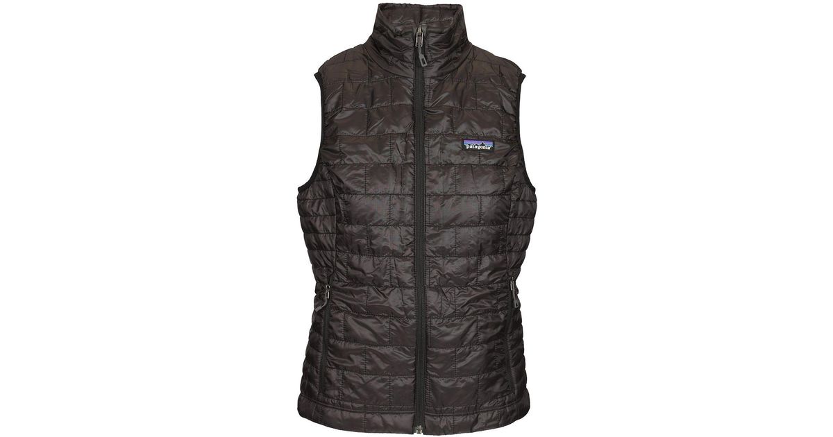 Patagonia Nano Puff Vest in Black | Lyst